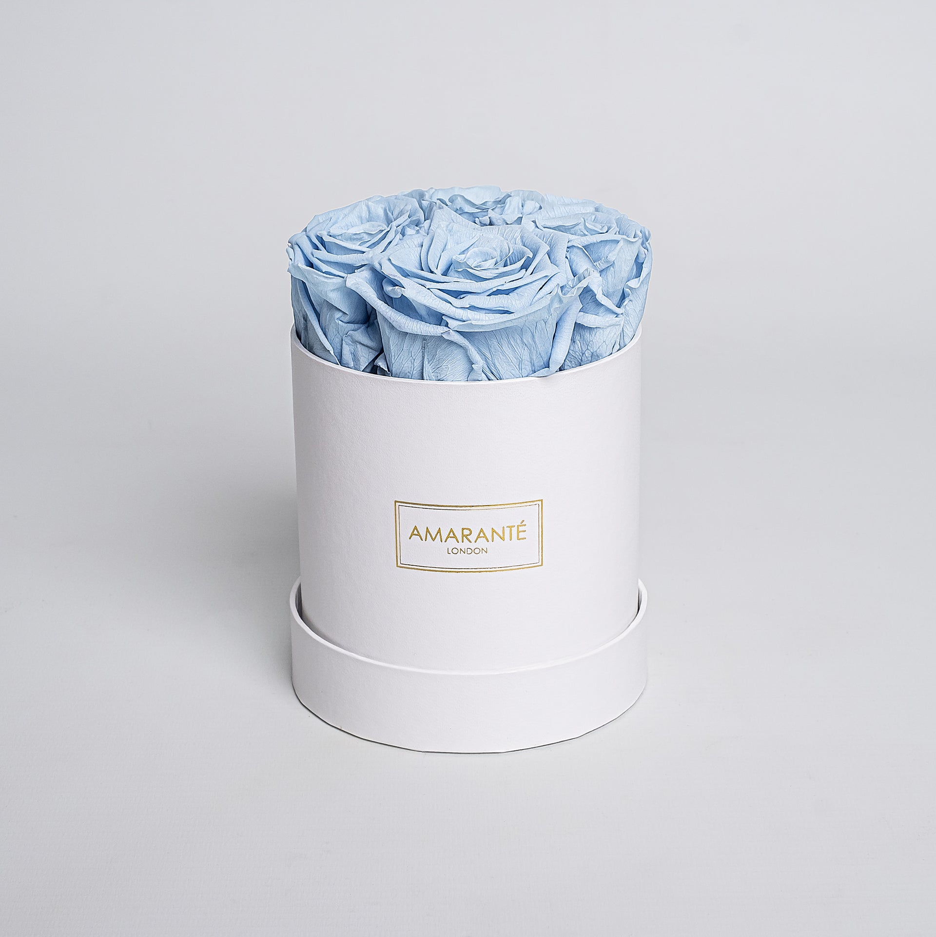 Infinity Roses > Small White Round Matte Rose Box – Amarante London